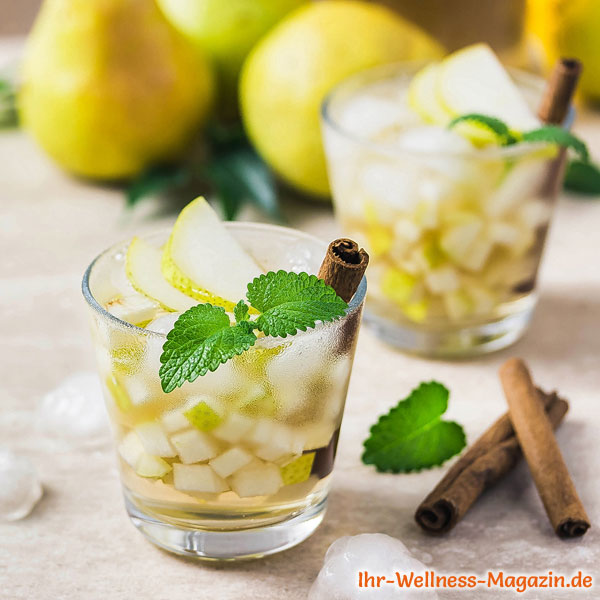 Birnen-Bowle - alkoholfreies Rezept