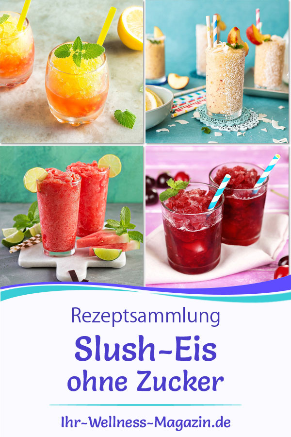 Slush-Eis selber machen ohne Maschine